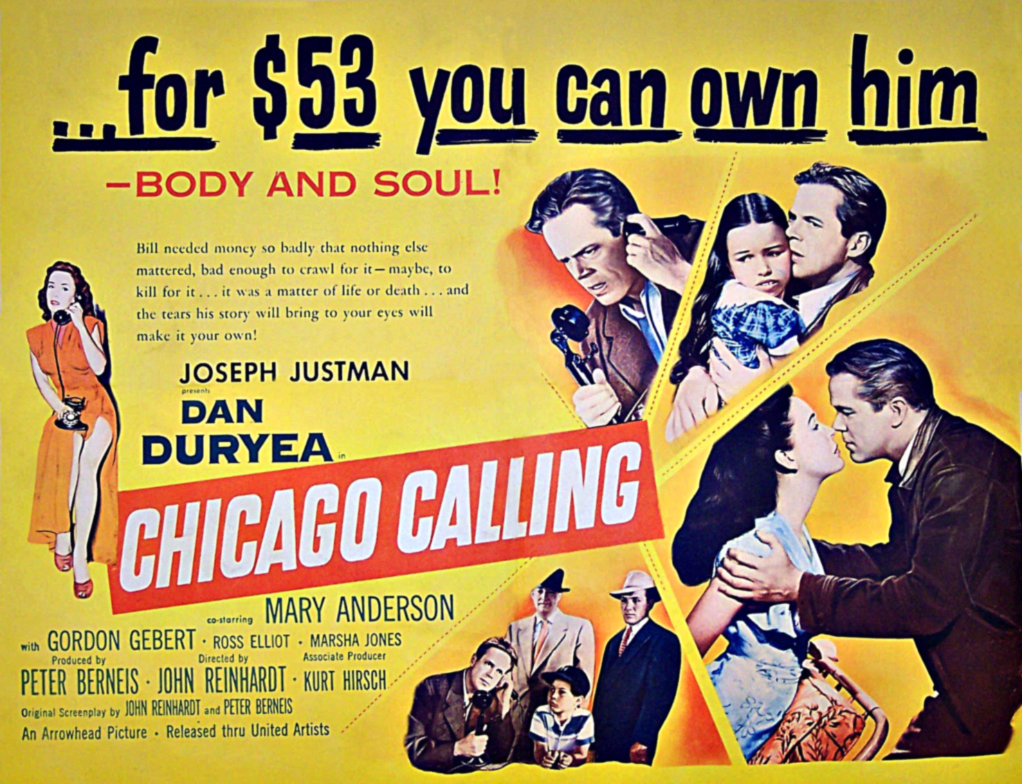 Dan Duryea Central: Chicago Calling (1952)